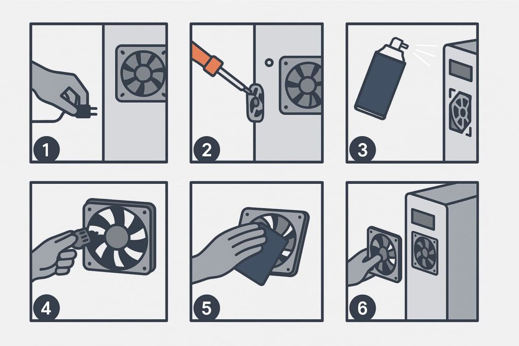 How to Clean Computer Fans Safely: The Complete 2025 Guide - COOLIFY