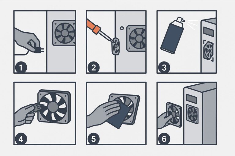 How to Clean Computer Fans Safely: The Complete 2025 Guide - COOLIFY